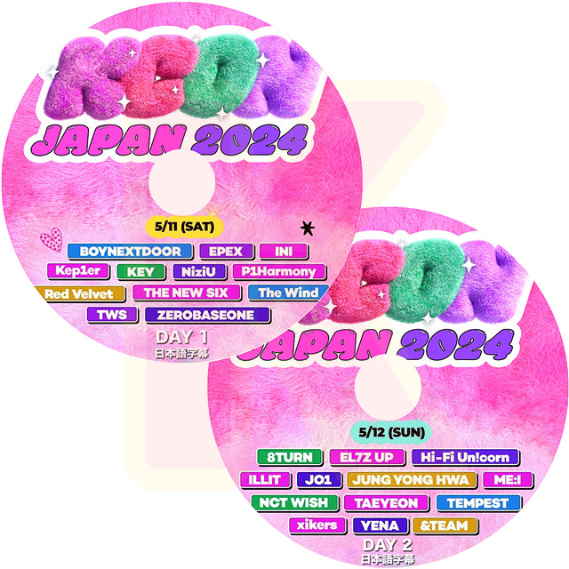 K-POP DVD KCON 2024 IN JAPAN 1-2DAY 2枚SET 2024.05.11/12 - ILLIT / NCT – KC-SHOP