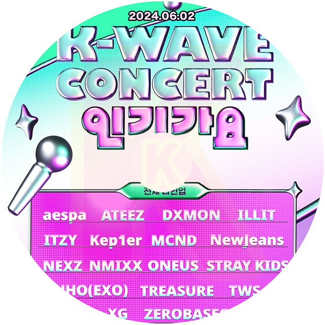 K-POP DVD 2024 人気歌謡 K-WAVE CONCERT 2024.06.02 - aespa ATEEZ Newjeans T – KC-SHOP