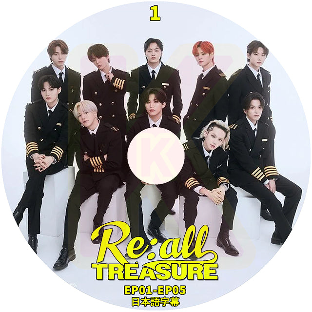 K-POP DVD TREASURE Re:all #1 EP01-EP05 日本語字幕あり トレジャー KPOP DVD – KC-SHOP