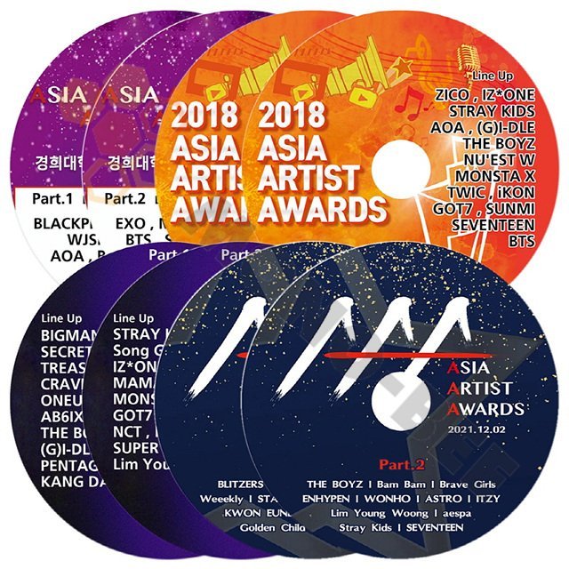 【K-POP DVD] Asia Artist Awards 8枚セット-BTS/ENHYPEN/ASTRO/aespa/SEVENTEEN – KC-SHOP